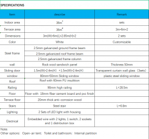 2 story folding prefab ADU