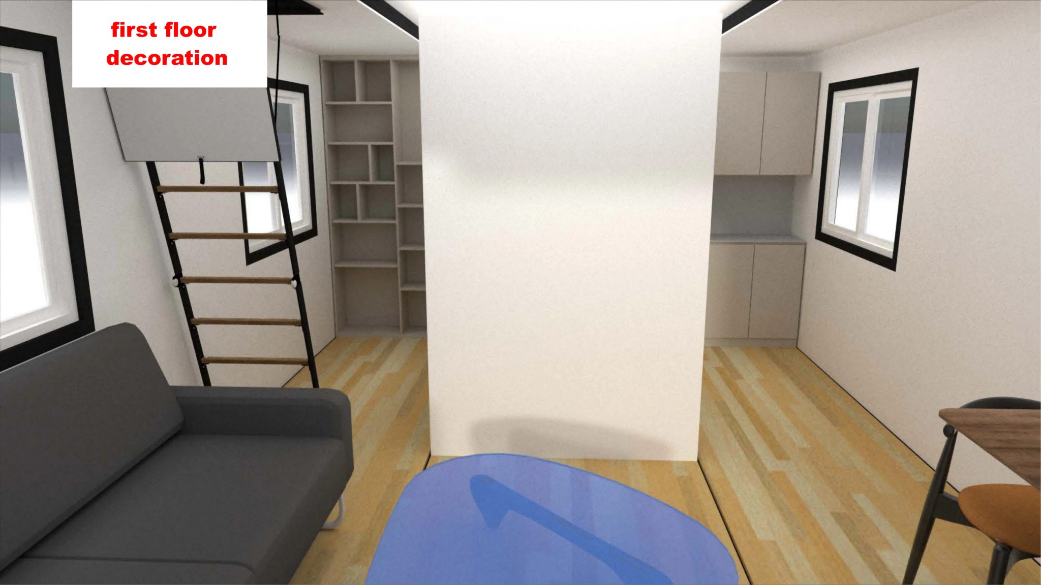 2 story folding prefab ADU