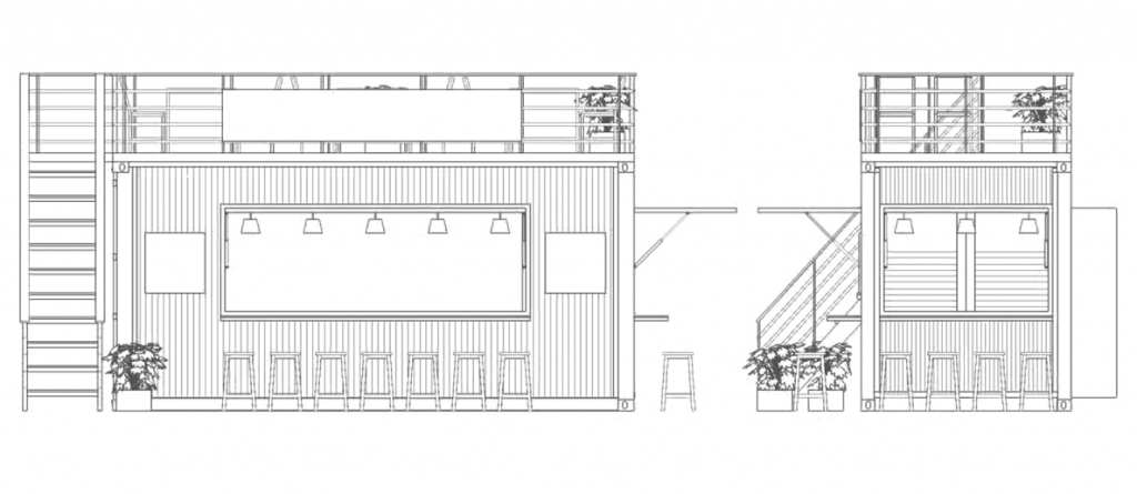 fast assembly prefabricated coffee shop