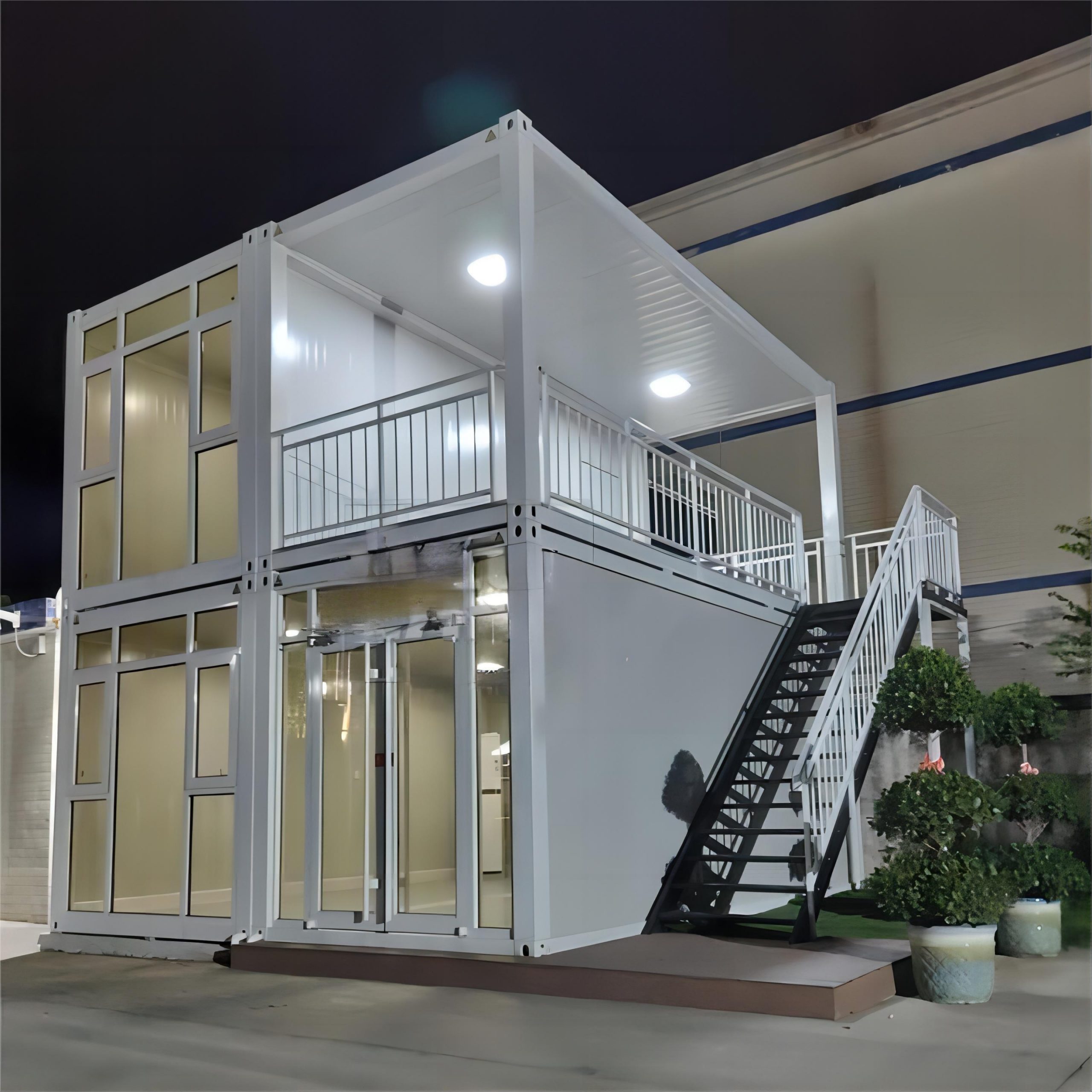 Two storey prebuilt homes with terrace
