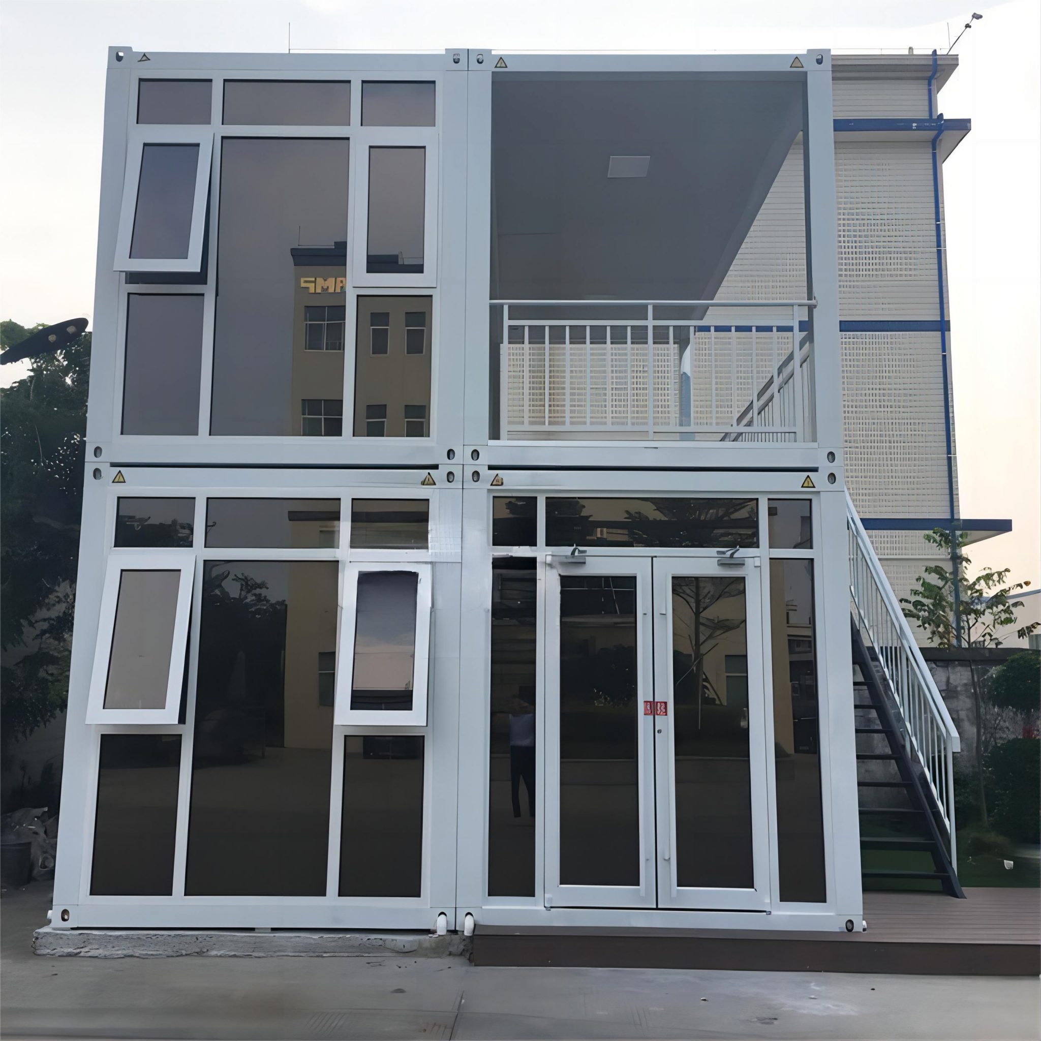 Two storey prebuilt homes with terrace
