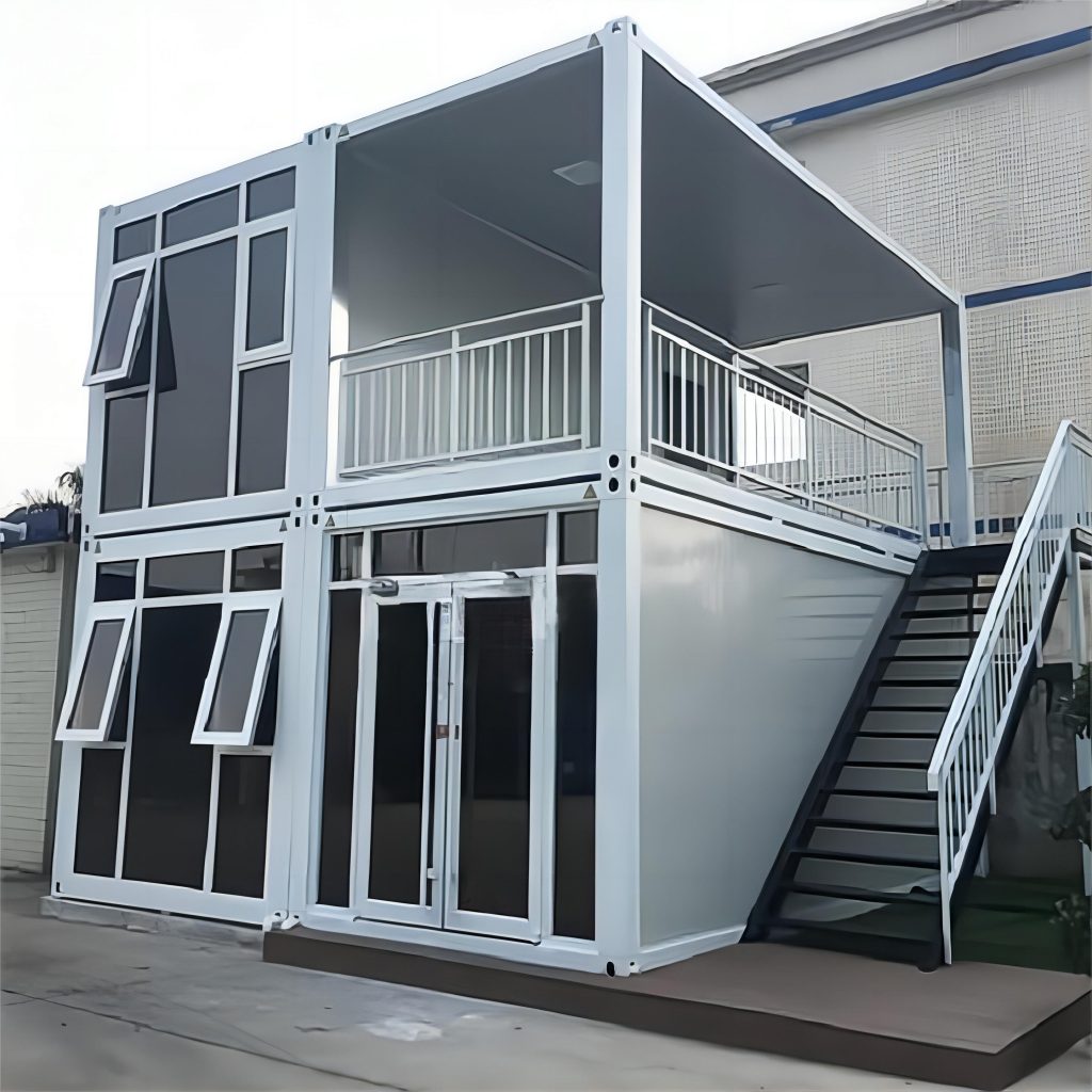 Two storey prebuilt homes with terrace