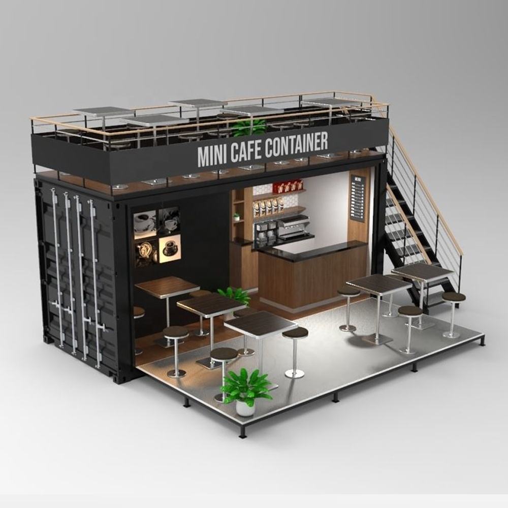 fast assembly prefabricated coffee shop