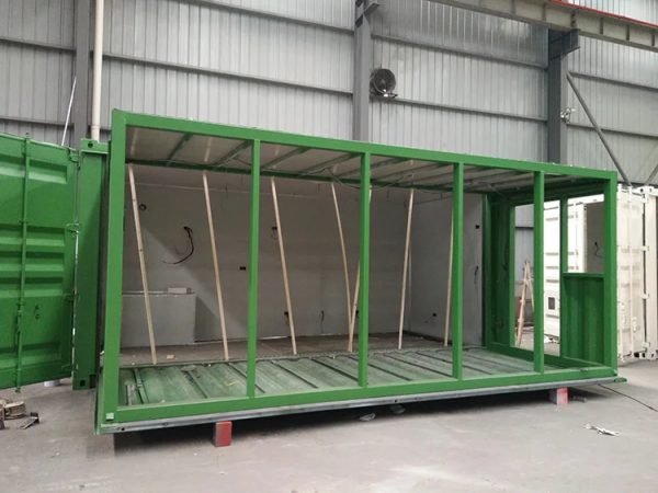 20 HC expandable shipping prefab container house