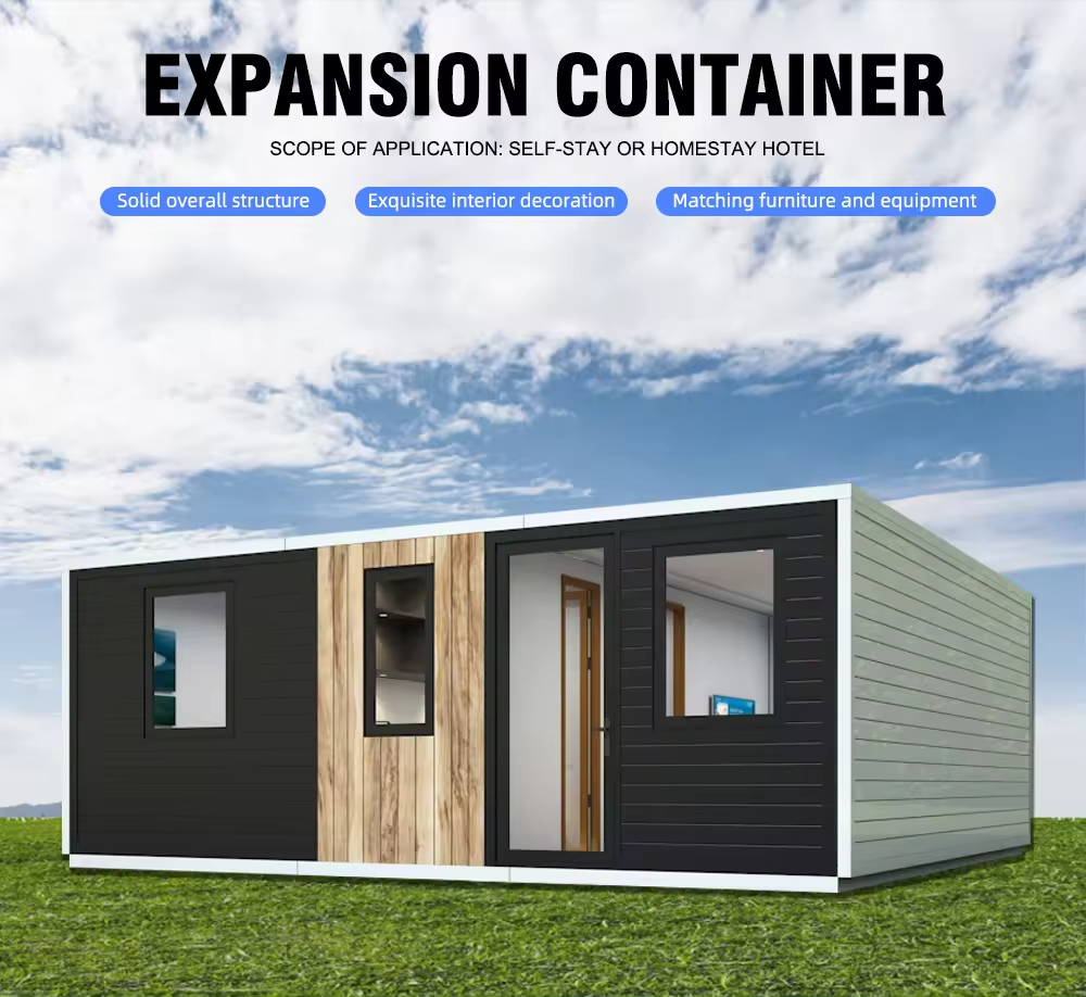 Folding Packing Container House for 39 square meters